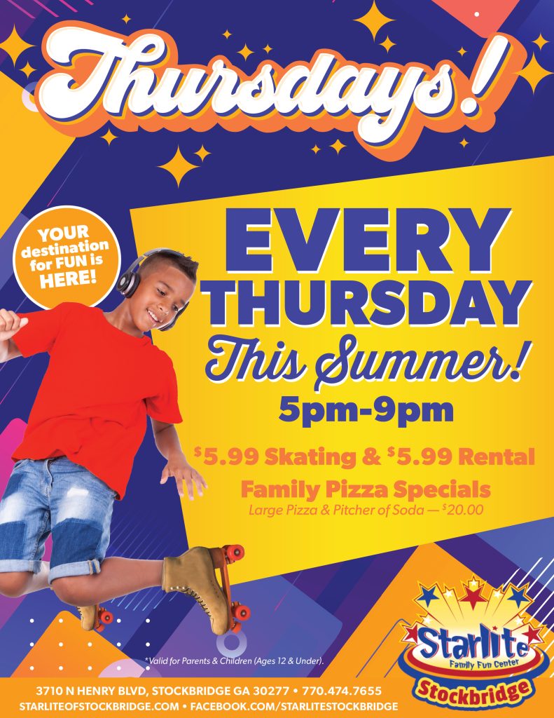 Hours | Starlite Family Fun Center | Stockbridge, GA