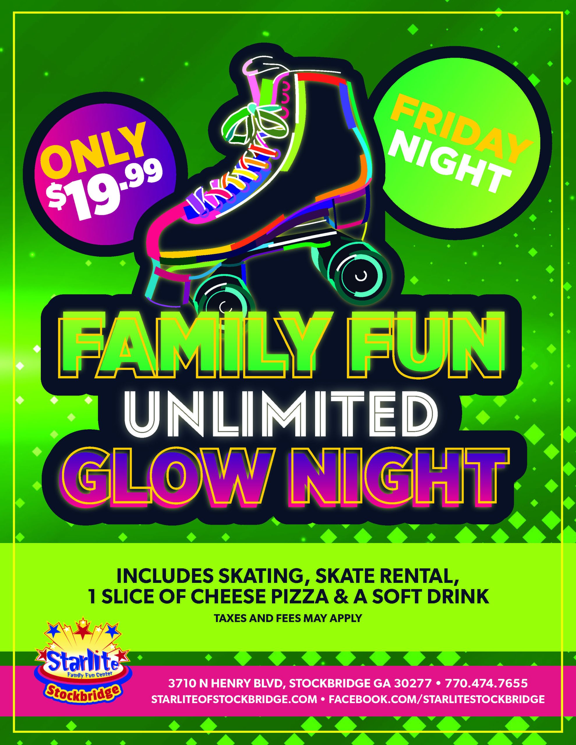 Hours | Starlite Family Fun Center | Stockbridge, GA