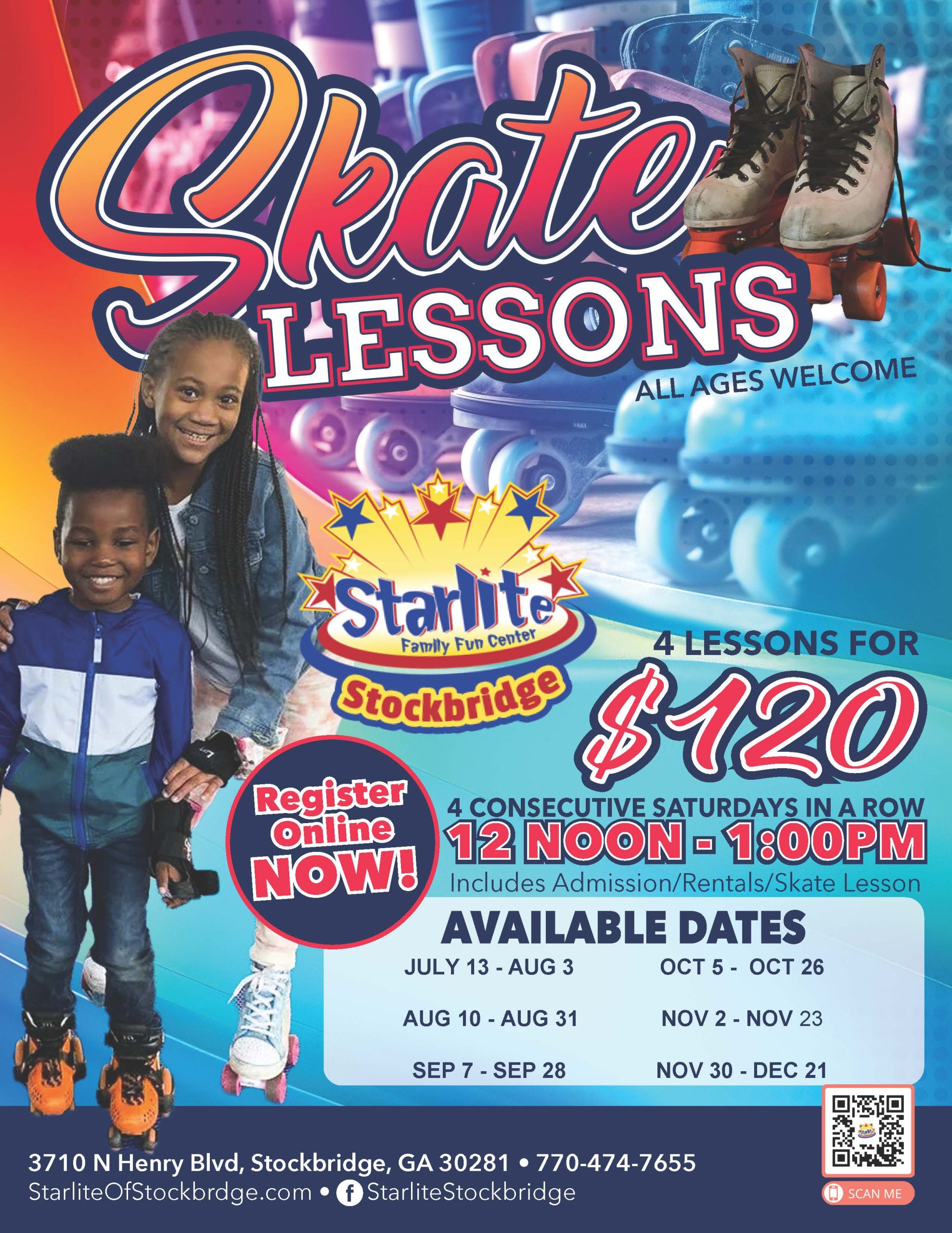 Lessons | Roller Skating | Starlite of Stockbridge